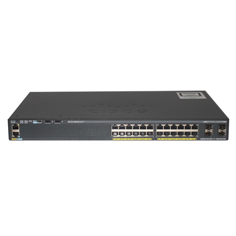 WS-C2960X-24TS-L Cisco Catalyst 2960X Stackable 24 Ports GE, 4 SFP, LAN ...
